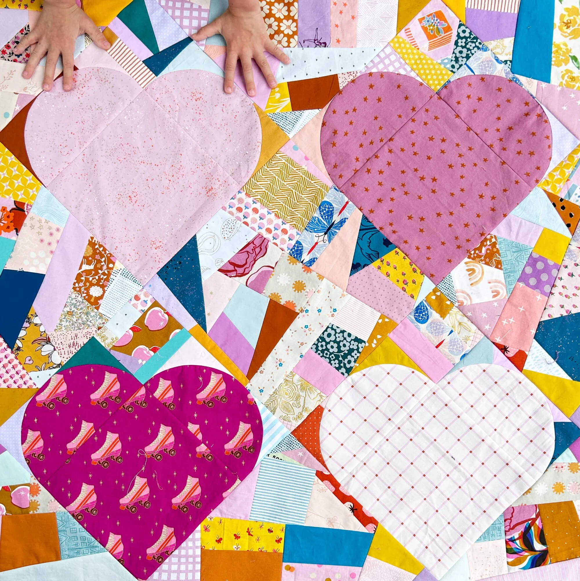 How to Use Odd Shaped Scraps — Megan Collins Quilt Design