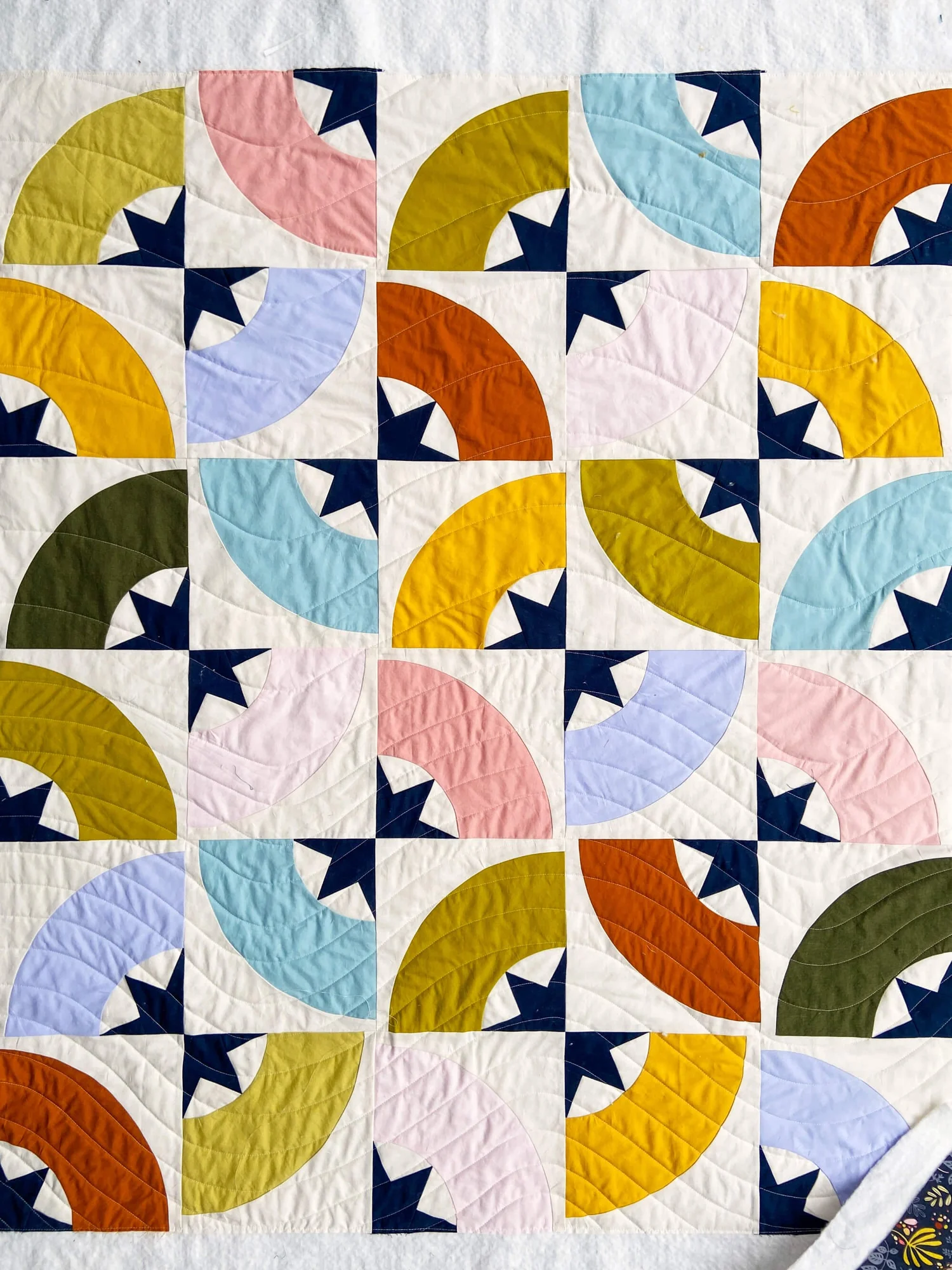 How to Quilt Wavy Lines — Megan Collins Quilt Design