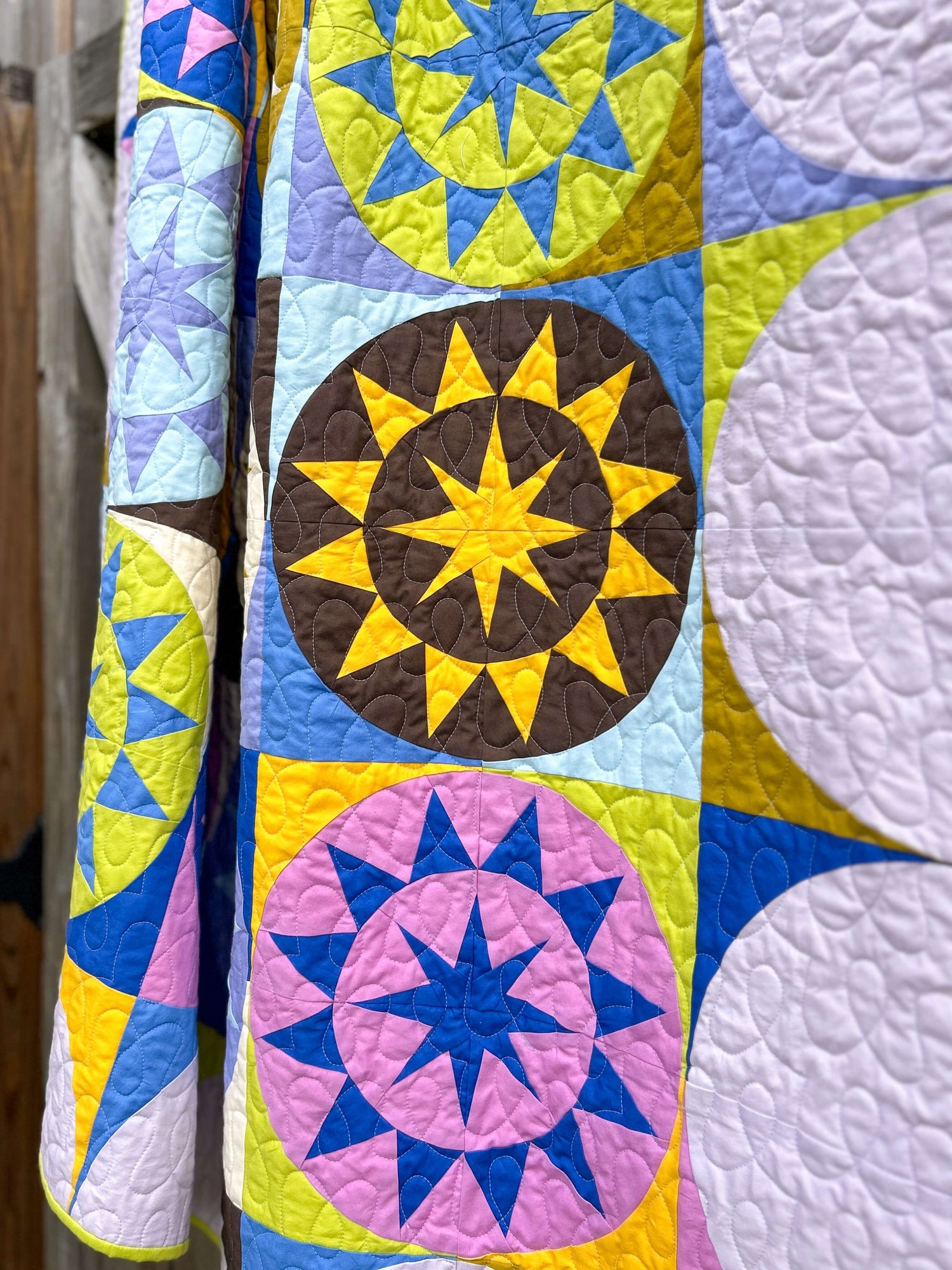 Canopy: A Starry Quilt of Color and Curves — Megan Collins Quilt Design