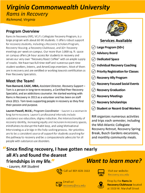 Recovery Resources — Virginia SOR Support