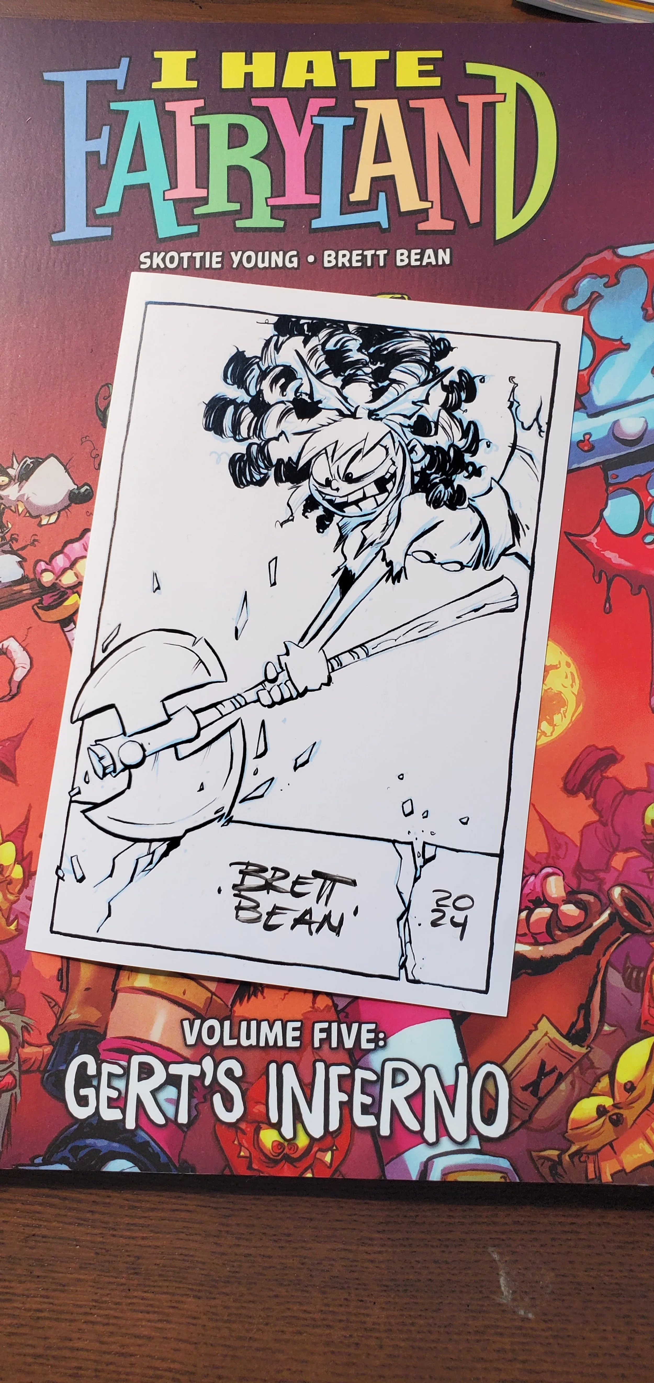 I Hate Fairyland Volume 5 Gert's Inferno SIgned with Bookplate — Brett Bean
