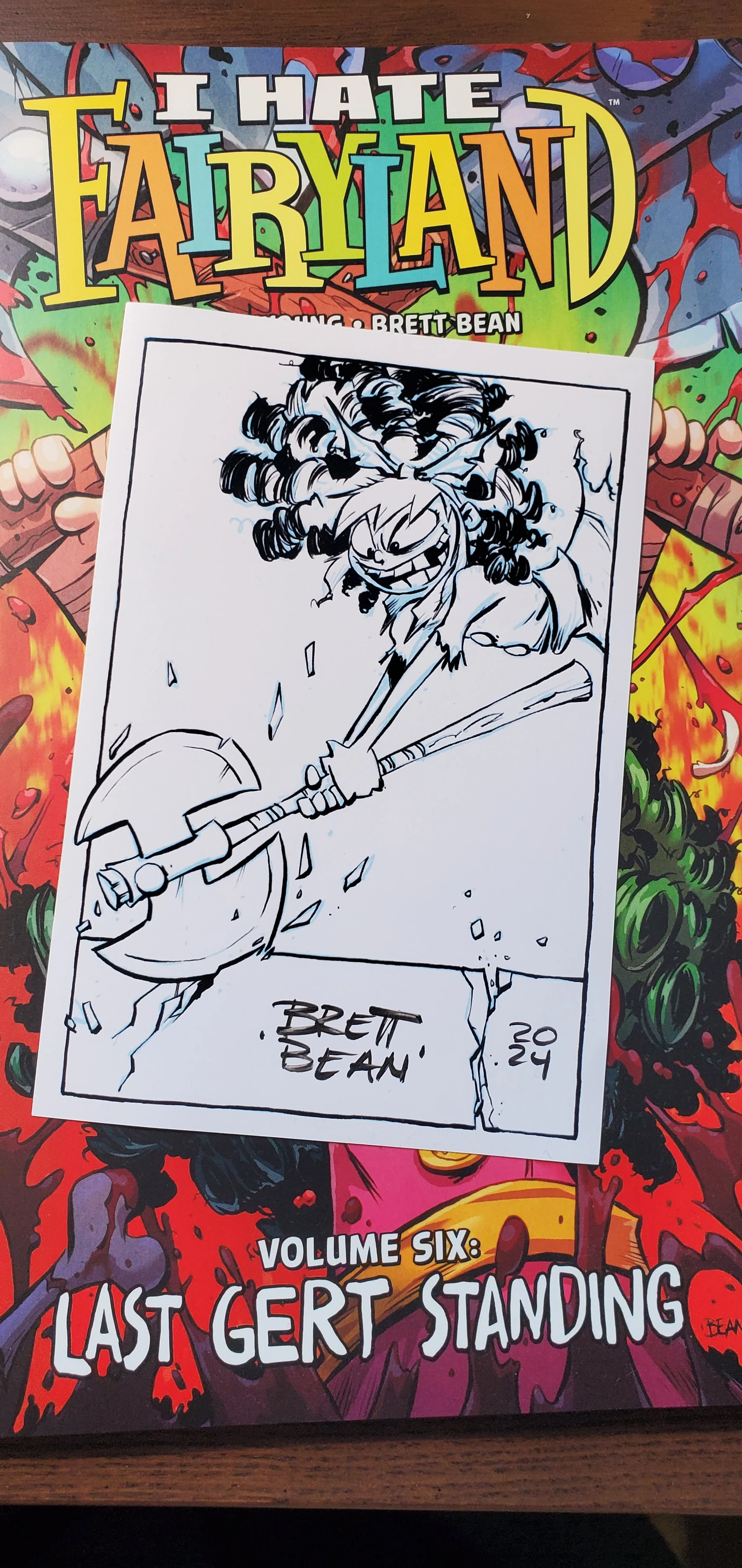 I Hate Fairyland Volume 6 Last Gert Standing SIgned with Bookplate — Brett Bean