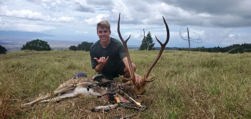 Axis Deer Archery — Maui Deer Hunting