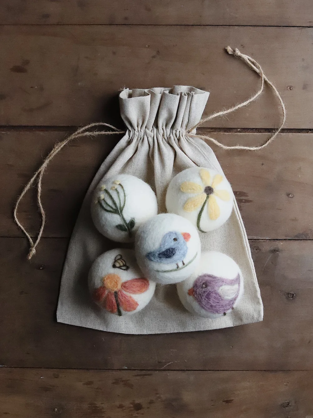 Felted Wool Dryer Balls — simply living well