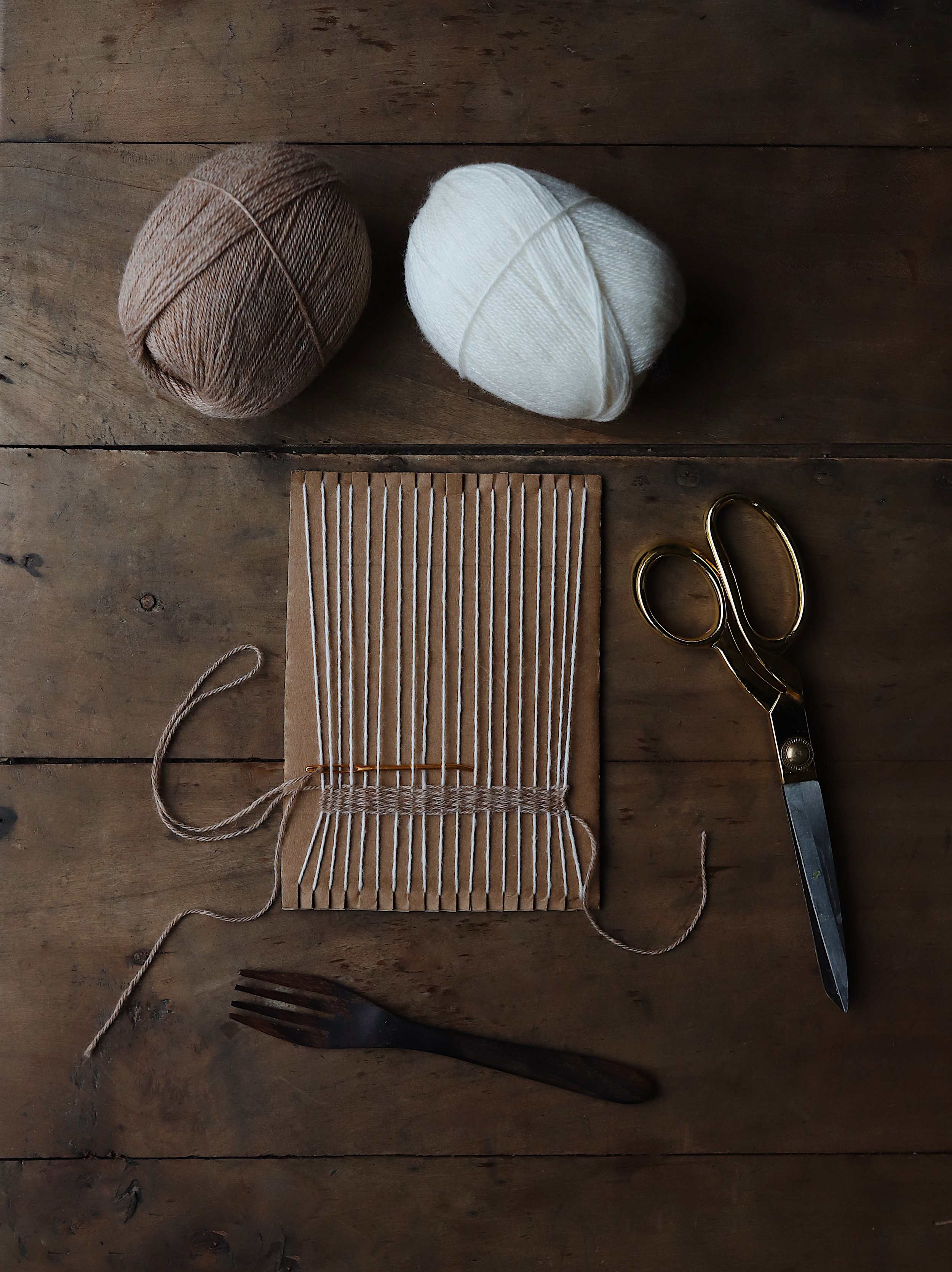 Cardboard Loom Coasters — simply living well