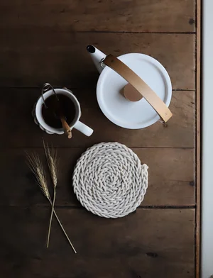 Upcycled Rope Trivet — simply living well
