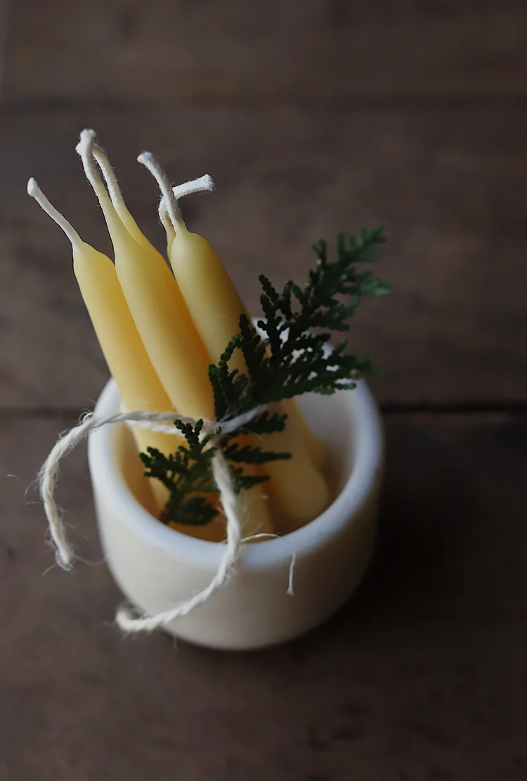 Hand-dipped Beeswax Candles — simply living well