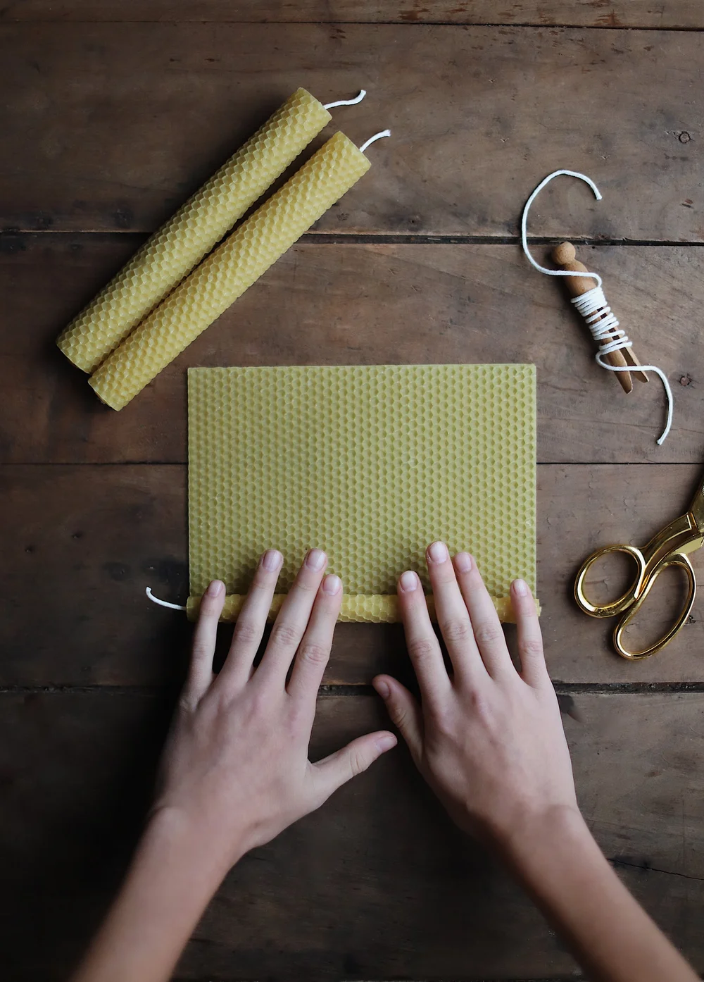 Hand-rolled Beeswax Candles — simply living well
