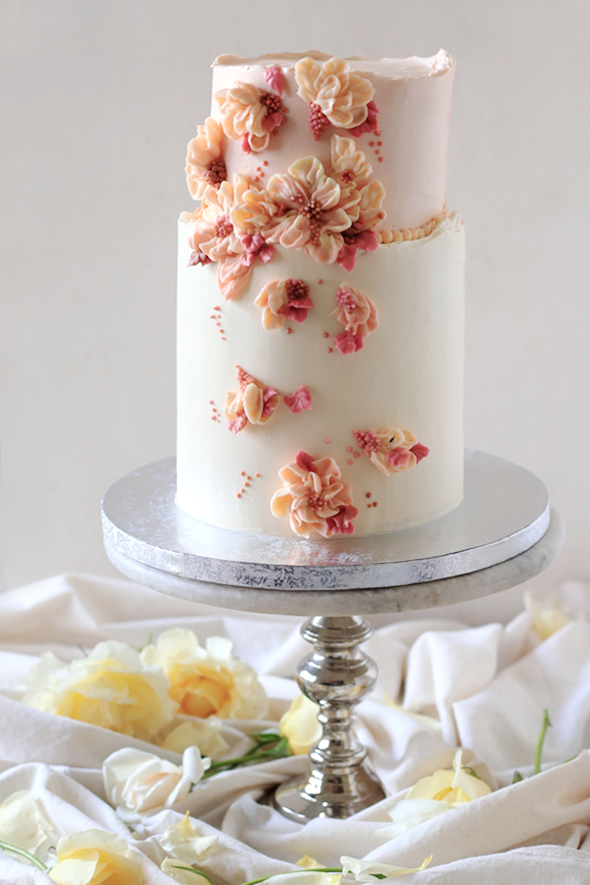 TIERED CAKES — Rose Vanilla