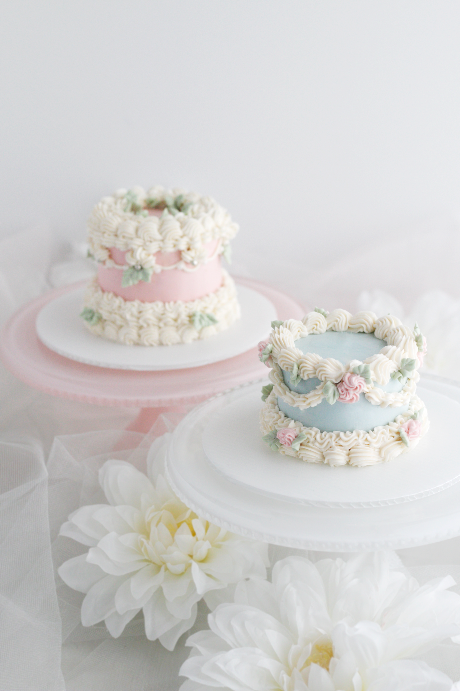 Marie Antoinette Cakes — Rose Vanilla