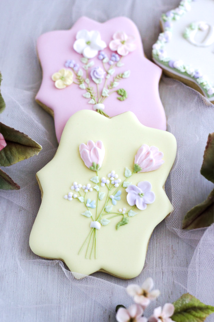 CUSTOM COOKIES — Rose Vanilla