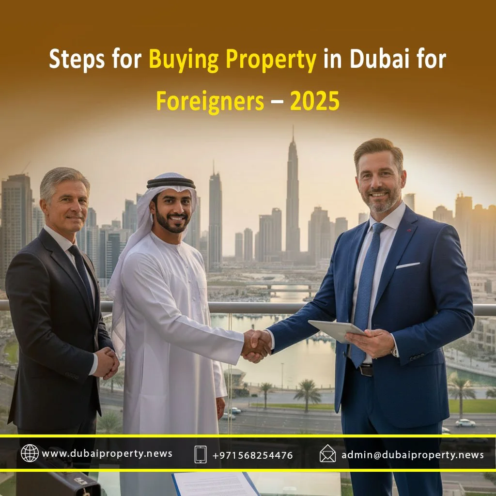 Steps to Buy Property in Dubai for Foreigners 2025 | Expert Guide — Dubai Property News