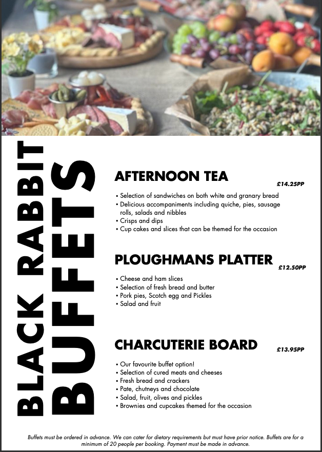 Buffets at Black Rabbit — Black Rabbit Maldon