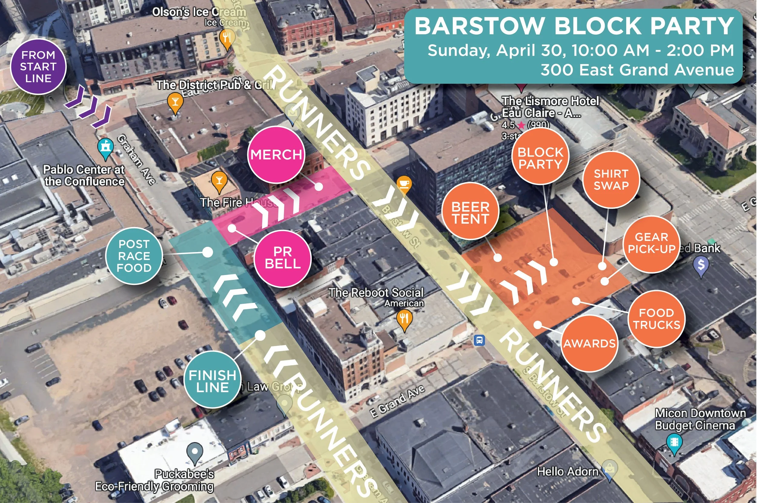 Finish Line — Eau Claire Marathon