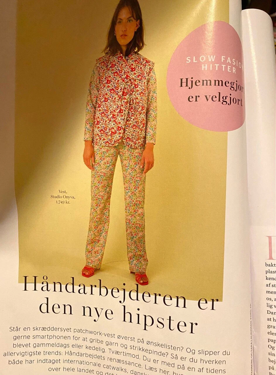 Patchwork gardin og rumdeler - kunsthåndværk - Costum mål og farver