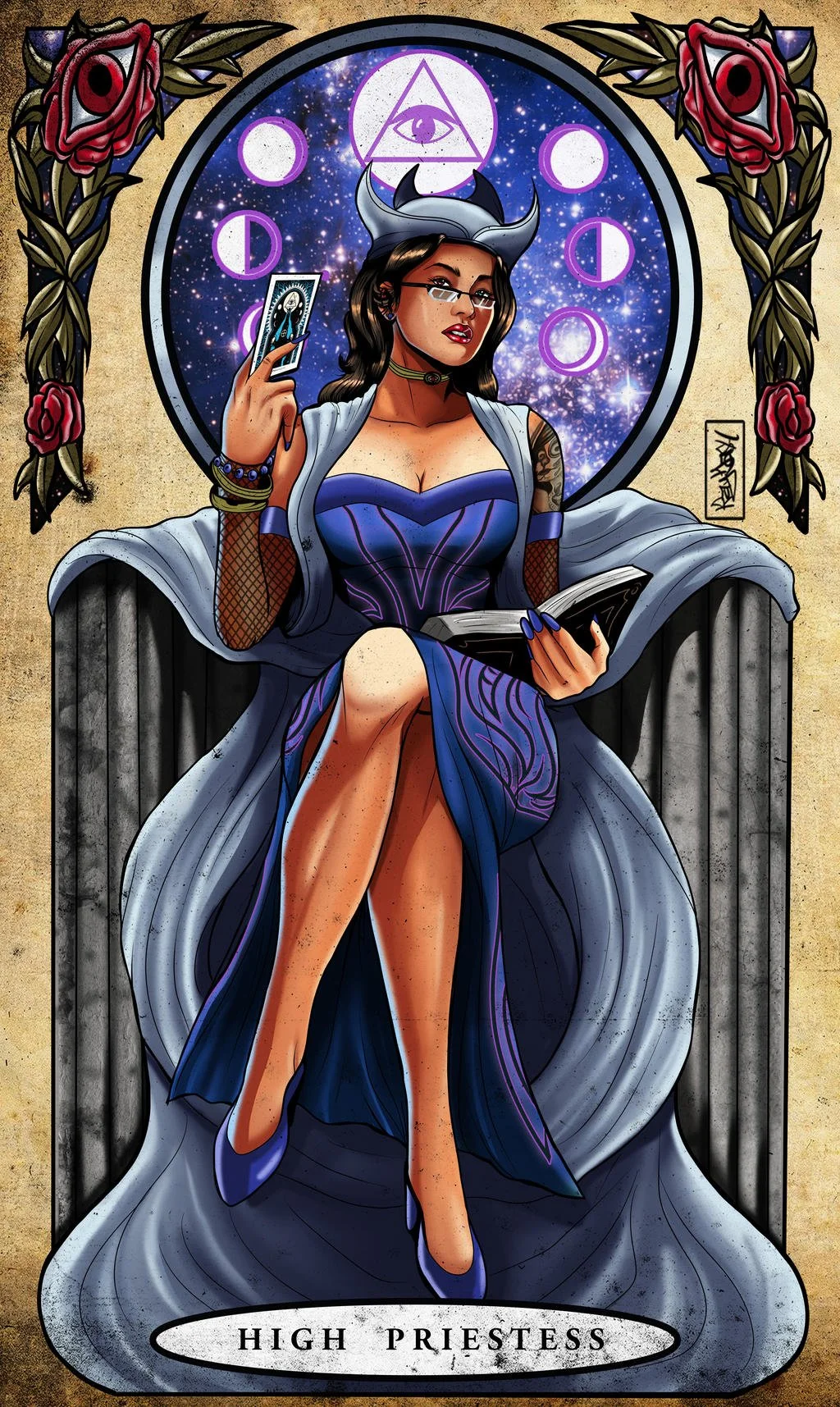 Ii The High Priestess High Priestess Tarot AUEIBZ