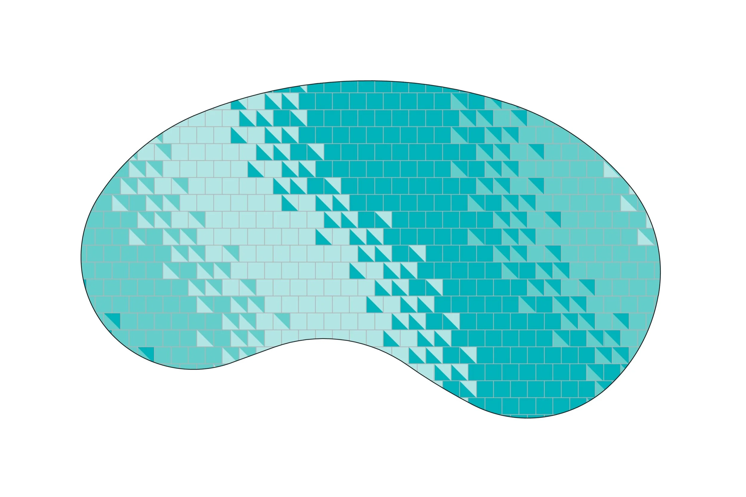 Patterned Pool Tiles — Life Floor