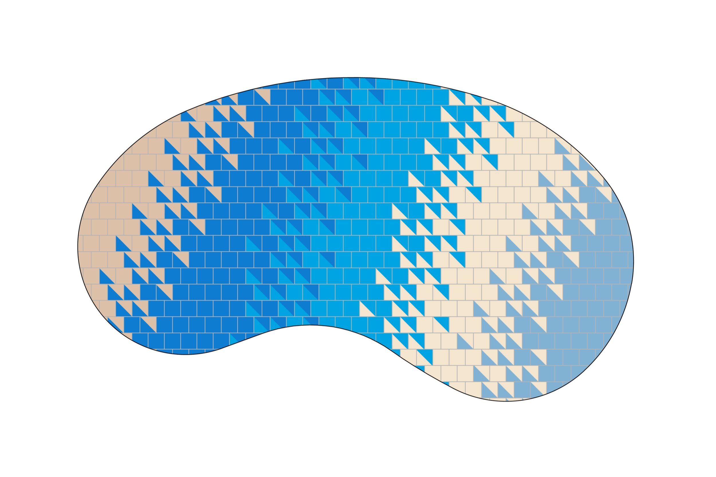 Patterned Pool Tiles — Life Floor