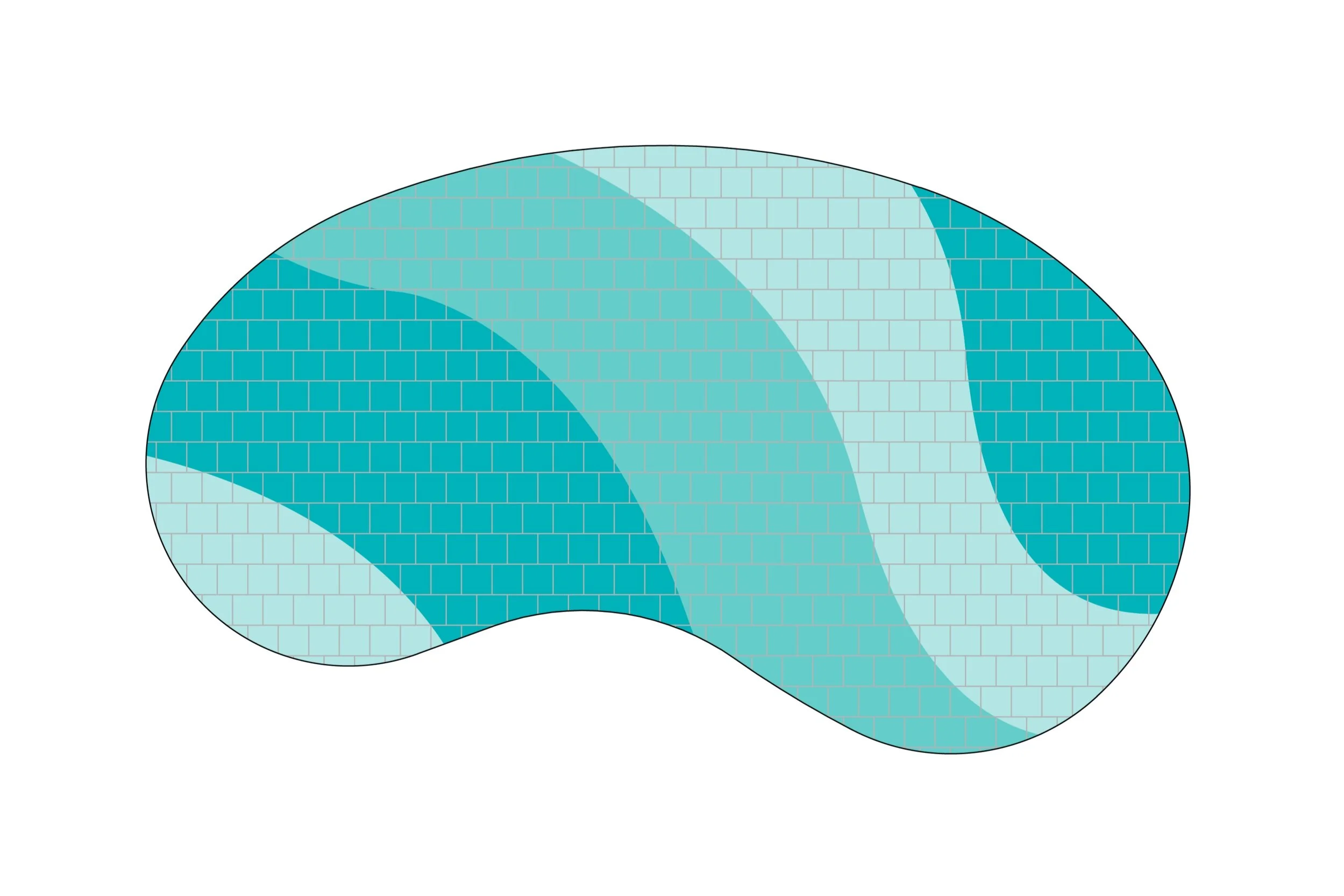 Patterned Pool Tiles — Life Floor