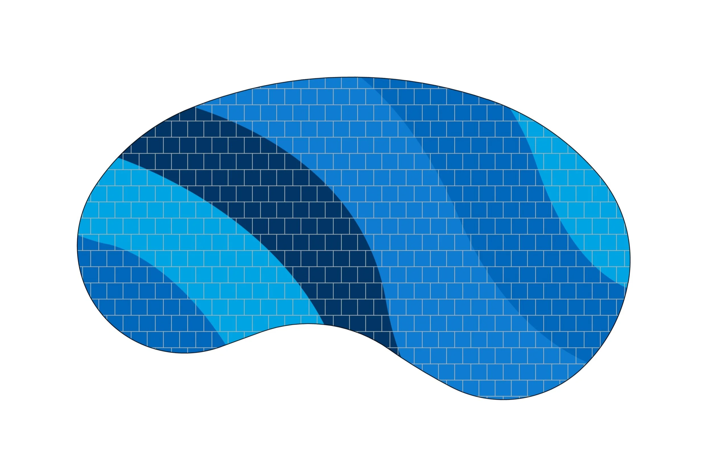 Patterned Pool Tiles — Life Floor