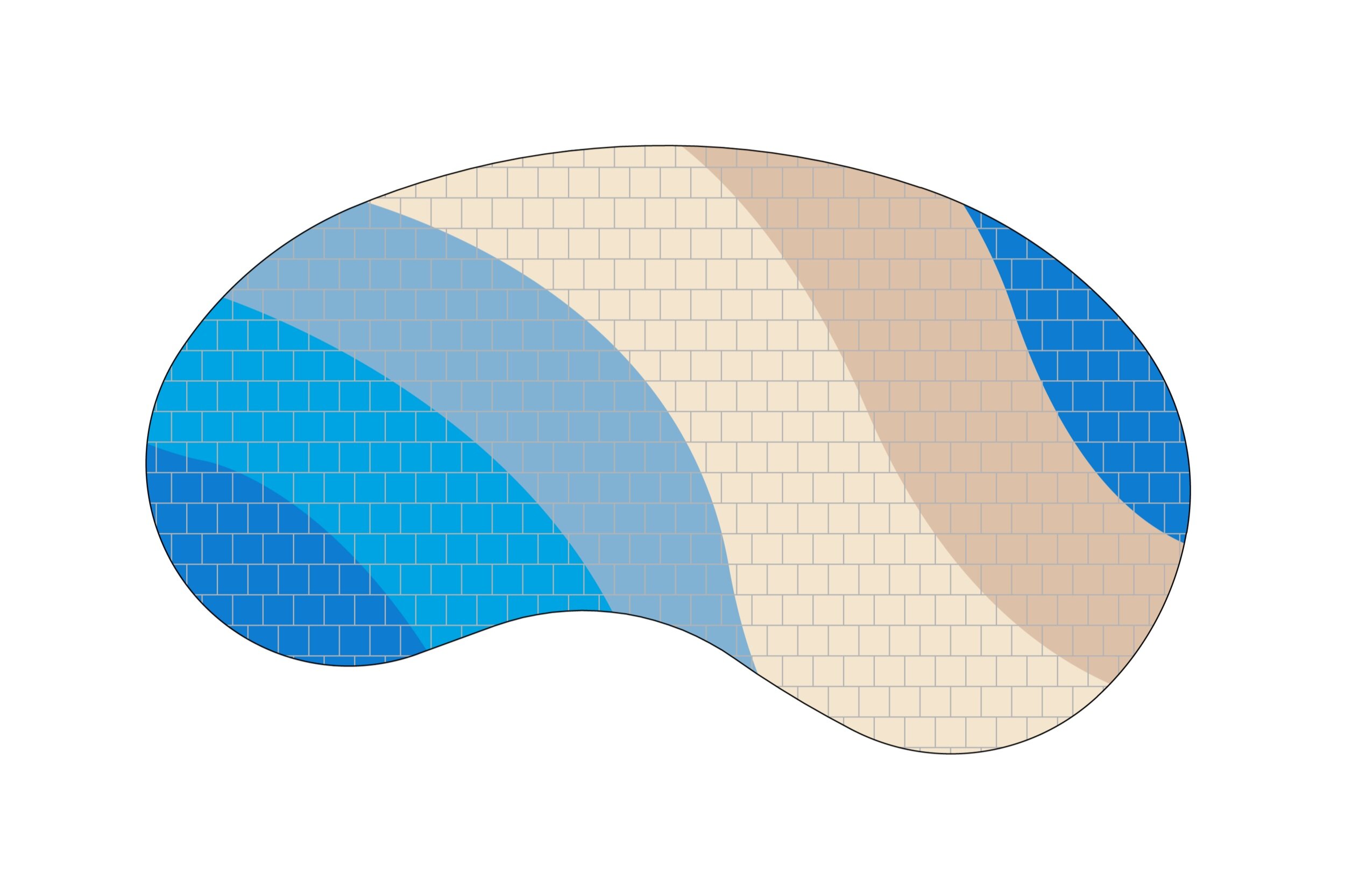 Patterned Pool Tiles — Life Floor