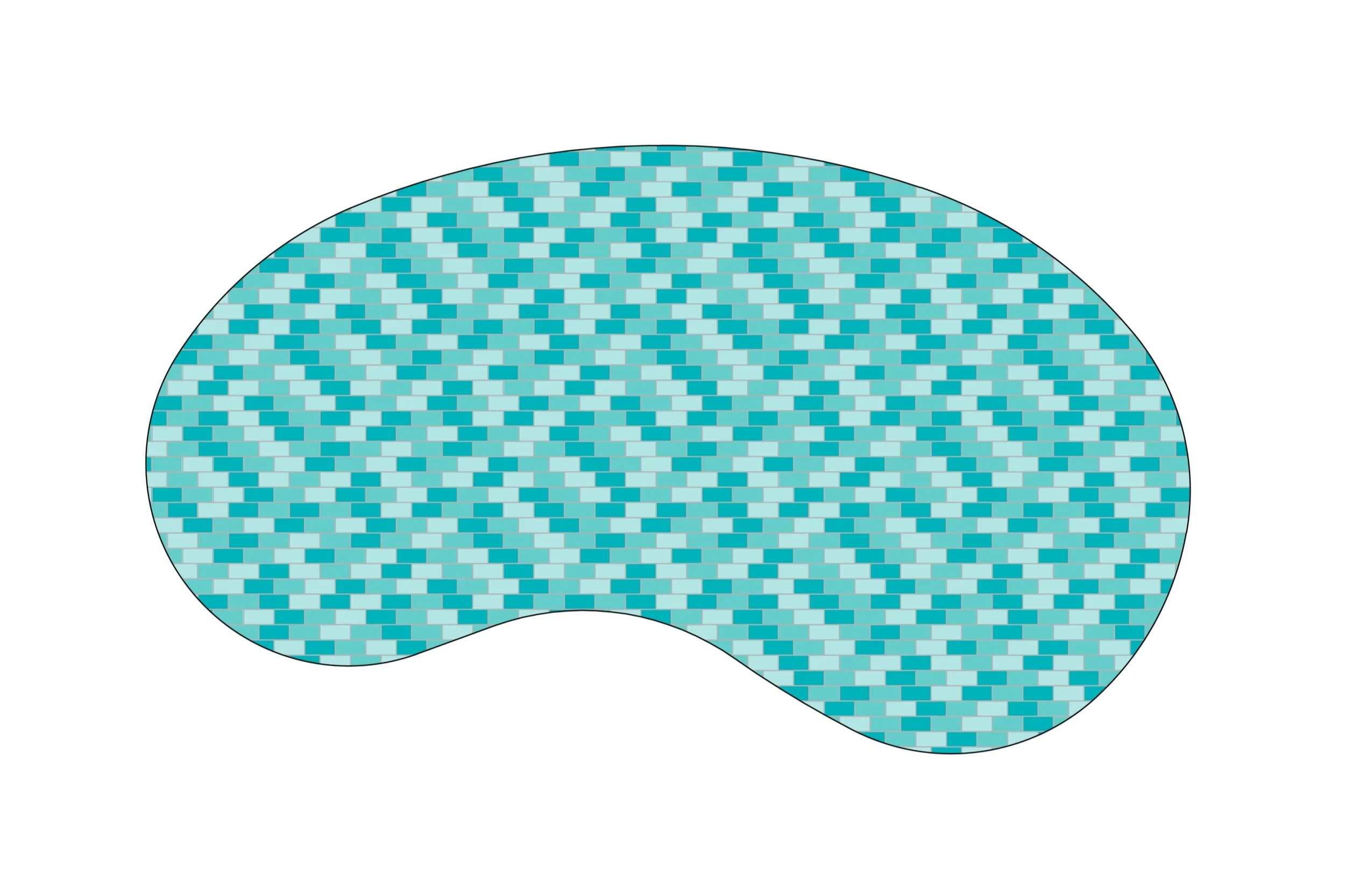 Patterned Pool Tiles — Life Floor