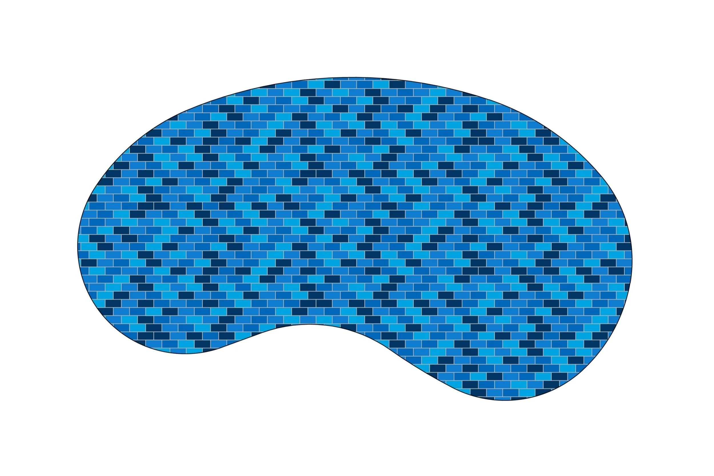 Patterned Pool Tiles — Life Floor