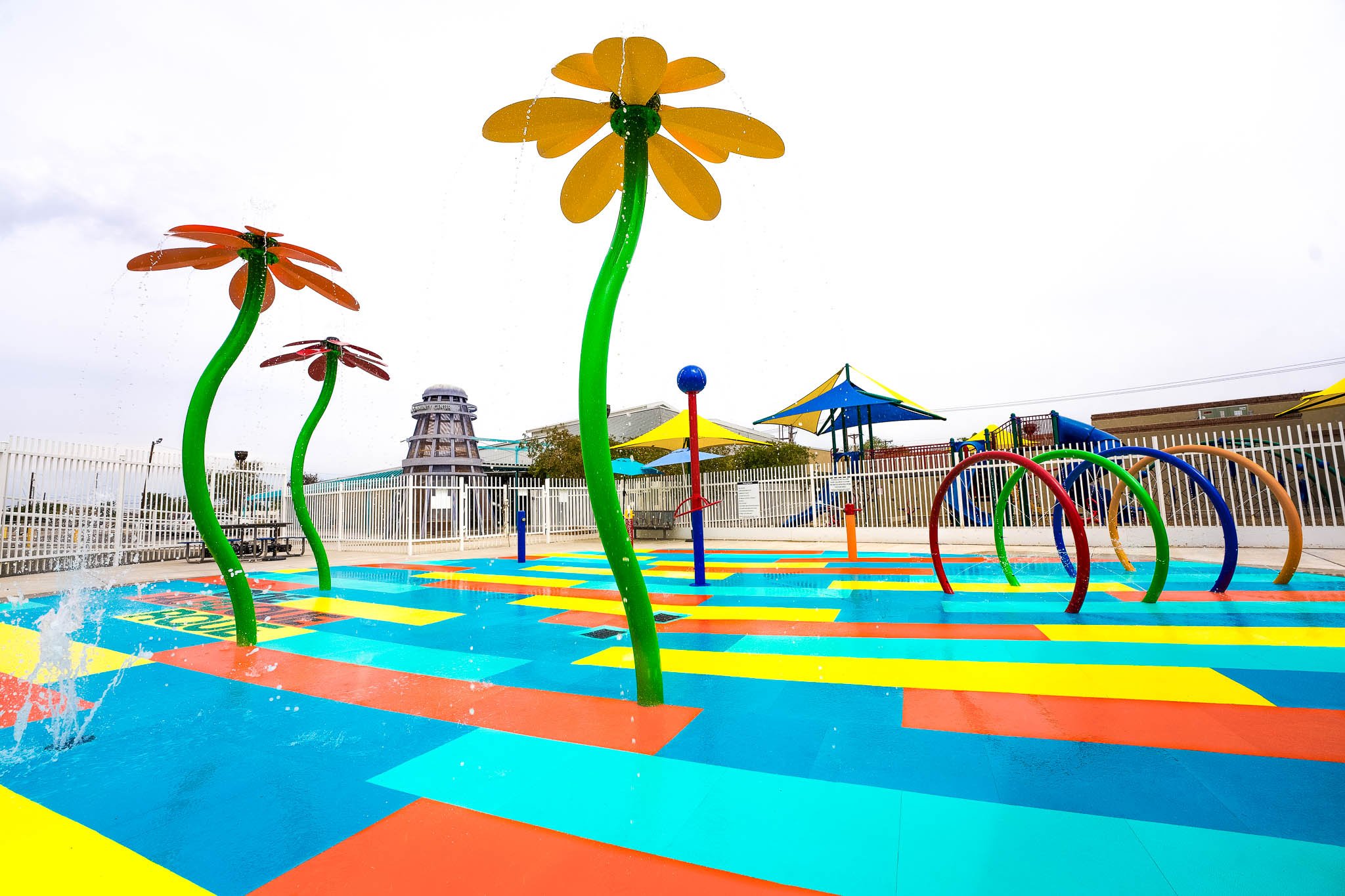 Wells Park Splash Pad — Life Floor