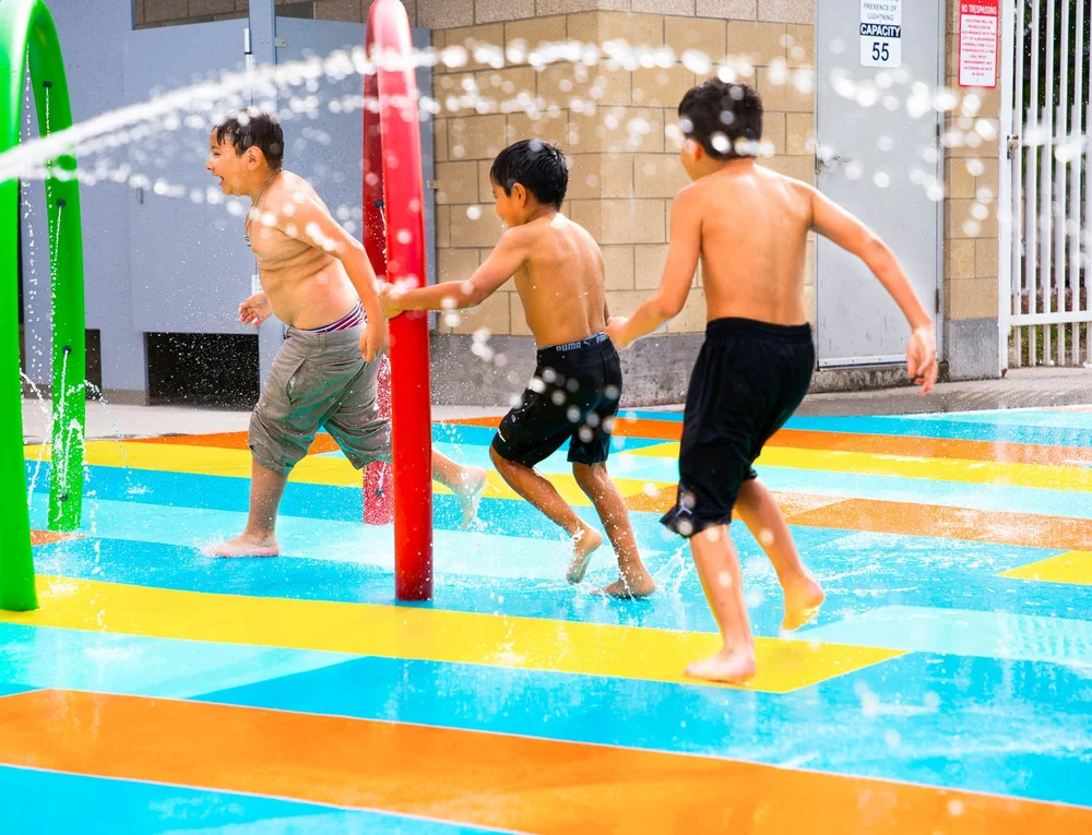 Wells Park Splash Pad — Life Floor