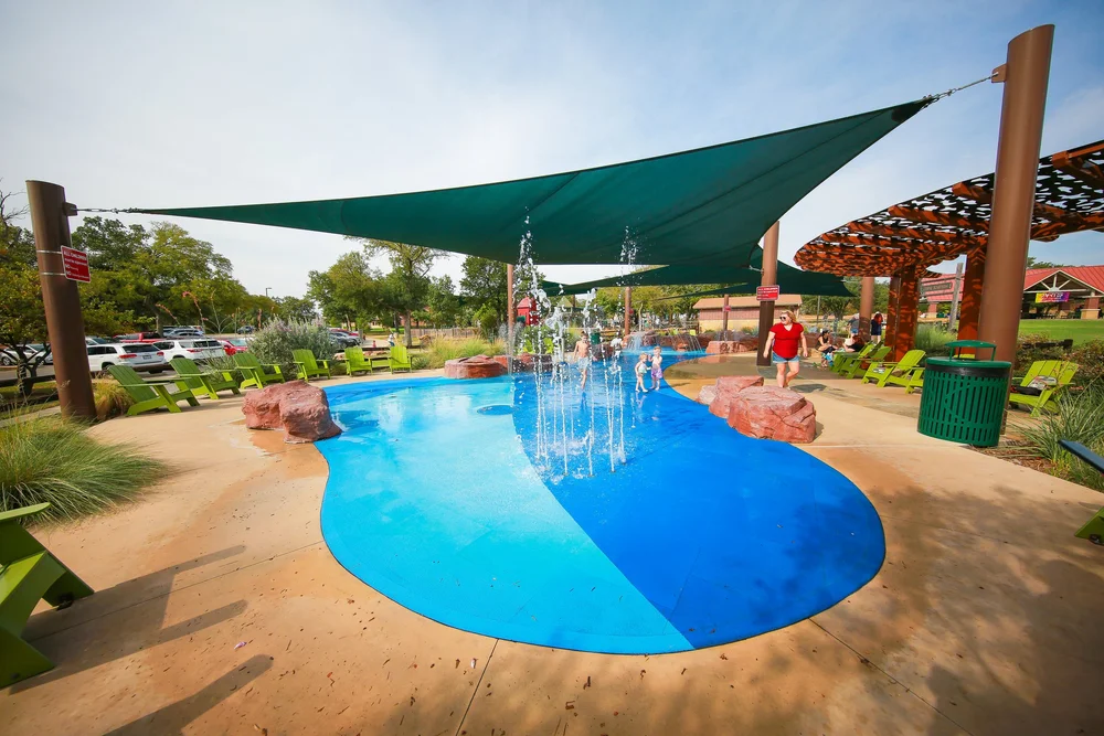 Heritage Park Splash Pad, Flower Mound, Texas | Life Floor — Life Floor