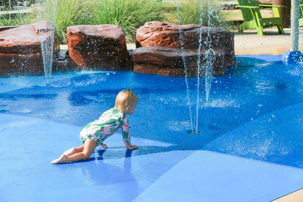 Heritage Park Splash Pad, Flower Mound, Texas | Life Floor — Life Floor