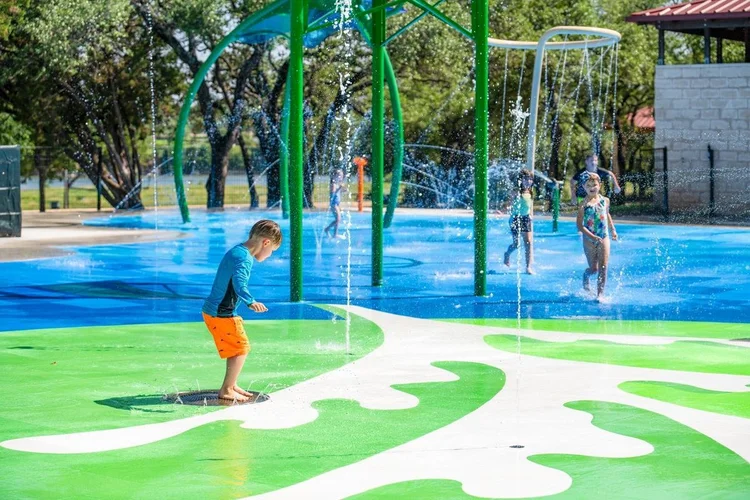 Brushy Creek Splash Pad Renovation | Cedar Park, TX | Life Floor ...
