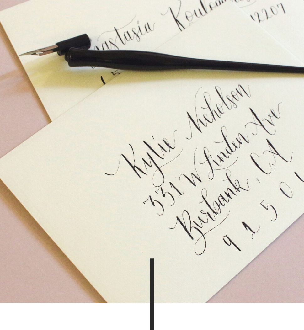 Amber Dawn Letters - Washington, D.C. calligraphy