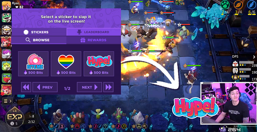 Stream Stickers - Twitch Extension