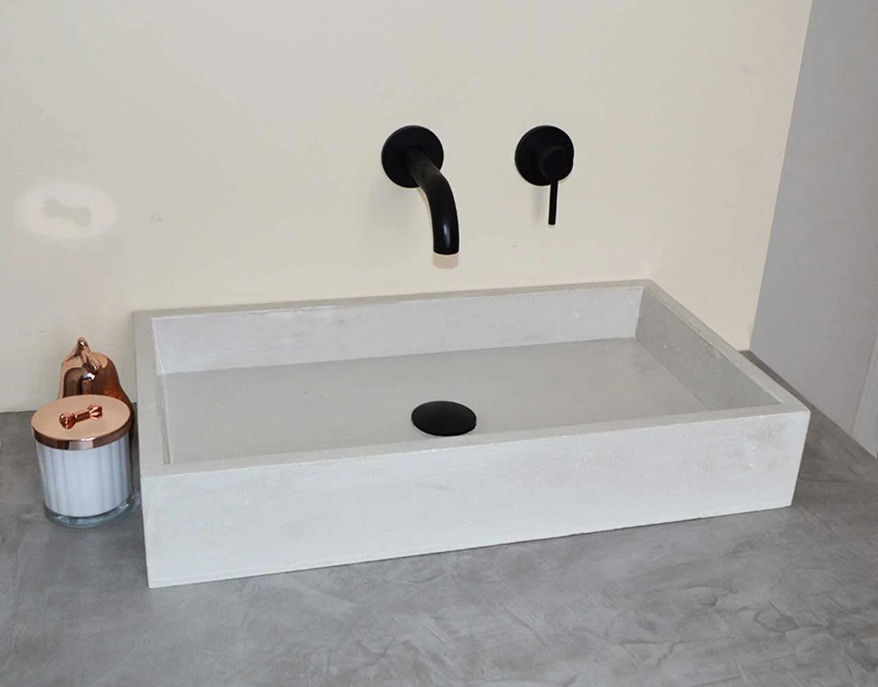 IONA Handmade Concrete Basin — NEDEVDESIGN