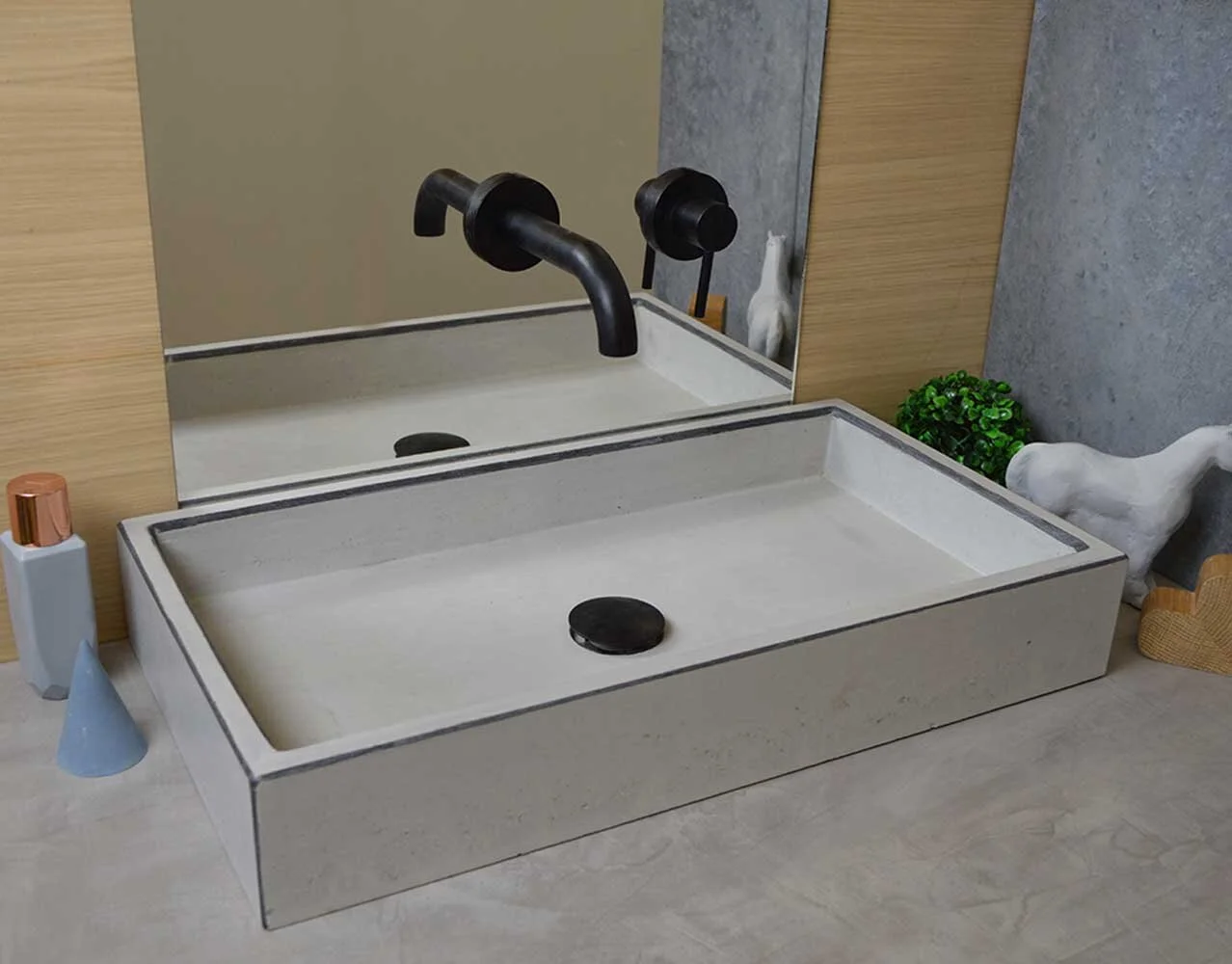 ISLA Handmade Concrete Basin - Essential collection — NEDEVDESIGN