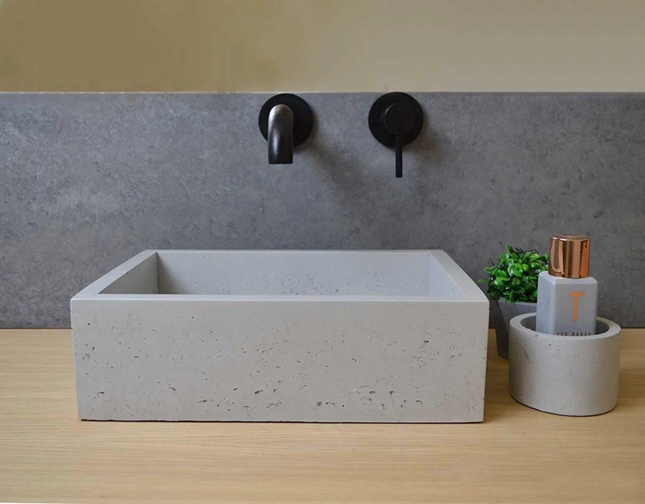 ISLA Handmade Concrete Basin - Essential collection — NEDEVDESIGN