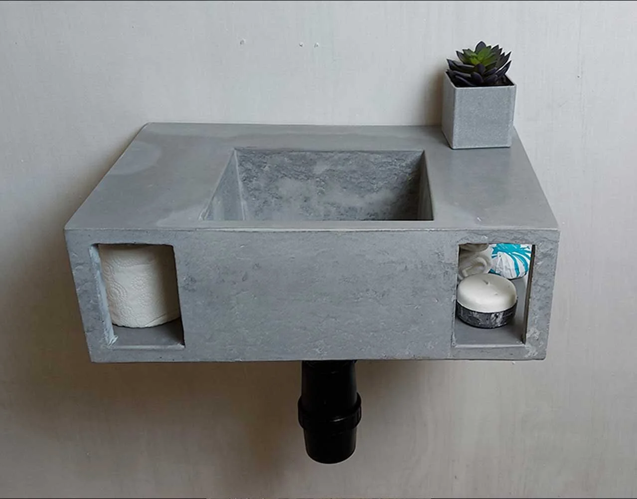 VERA Handmade Concrete Basin - Essential collection — NEDEVDESIGN