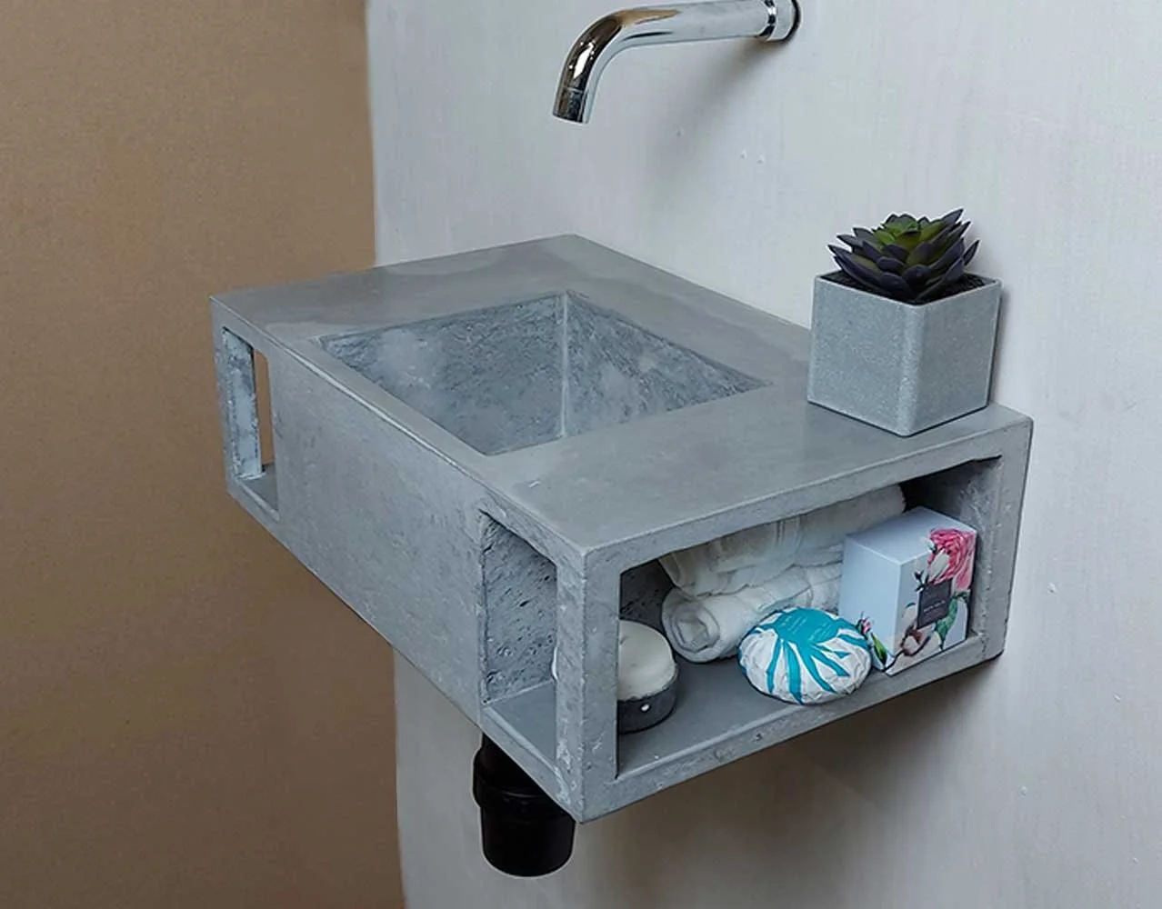 ISLA Handmade Concrete Basin - Essential collection — NEDEVDESIGN