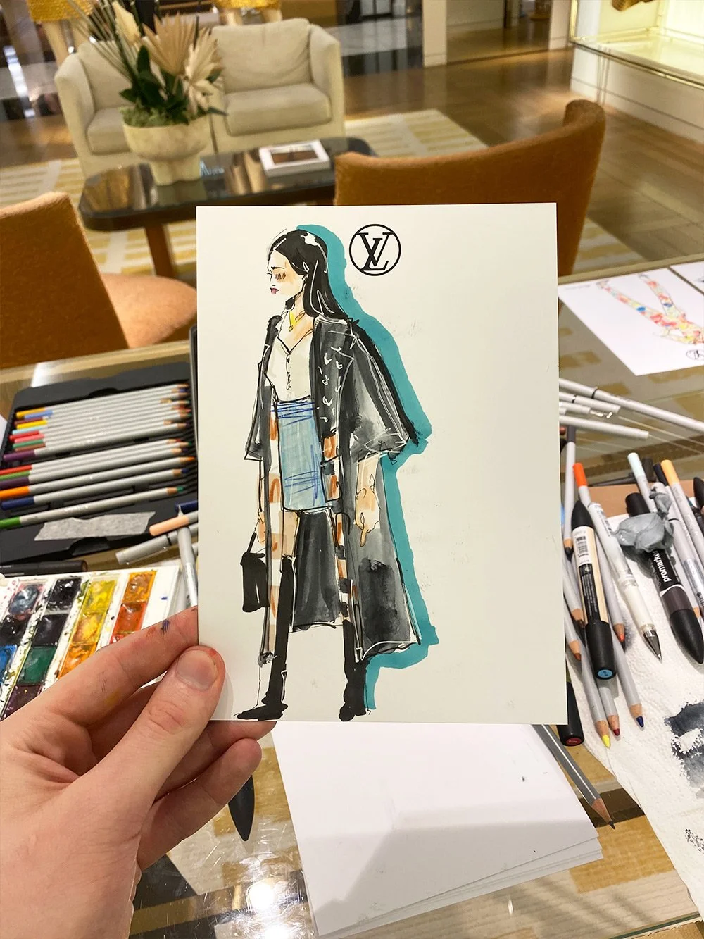 Live Drawing Events Fashion Illustration — Scott W Mason Fashion ...