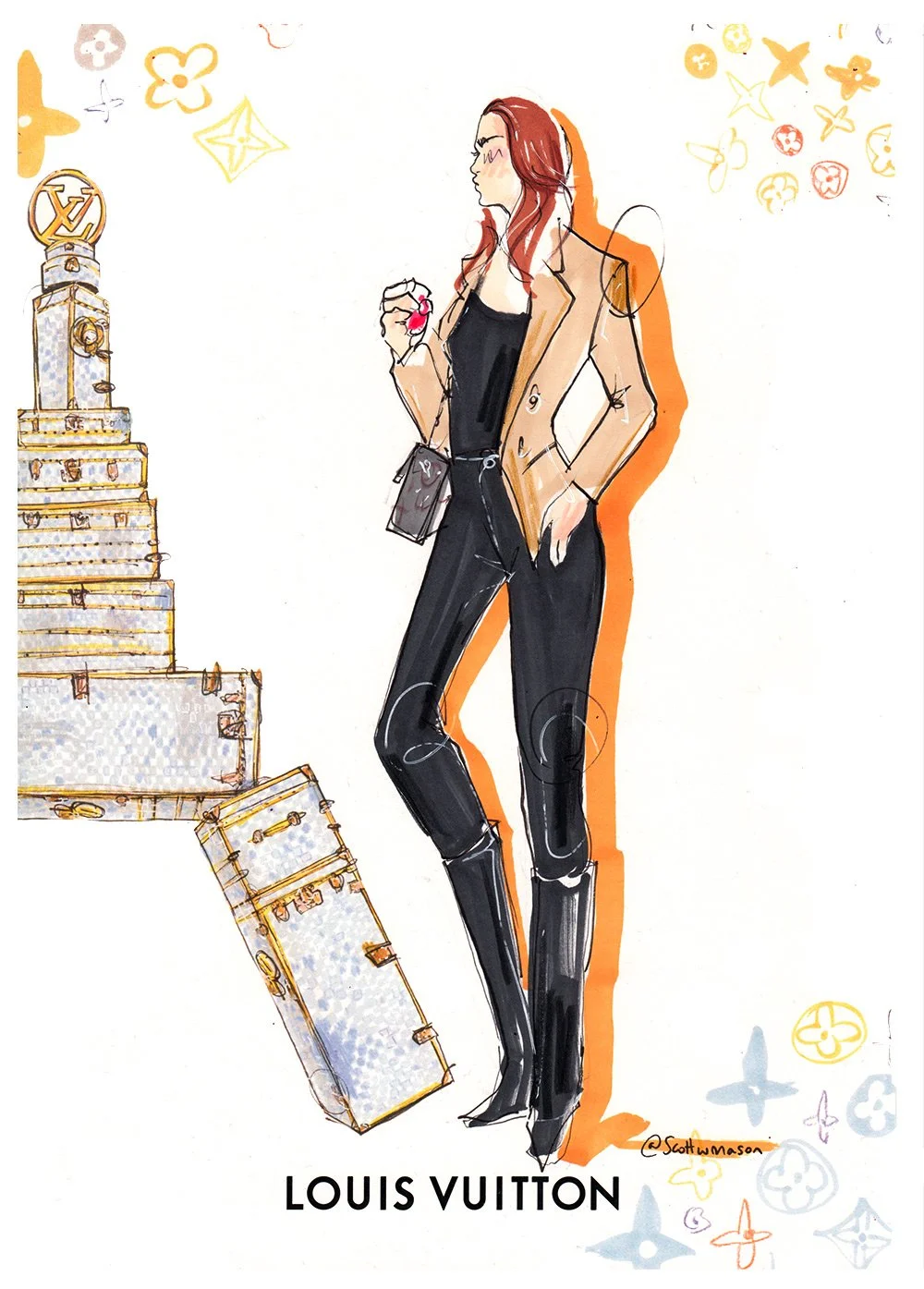 Louis Vuitton Fashion Sketches