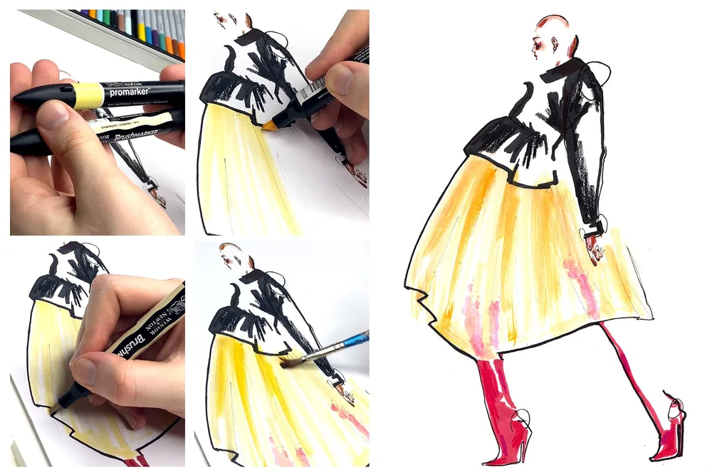 Fashion Illustration Tips - How to draw fabrics — Scott W Mason Fashion ...