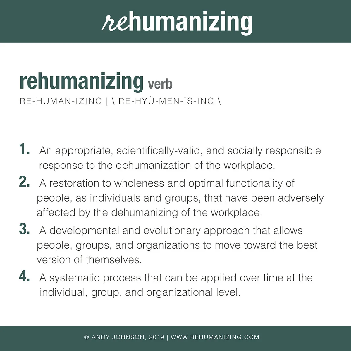 Methodology — Rehumanizing