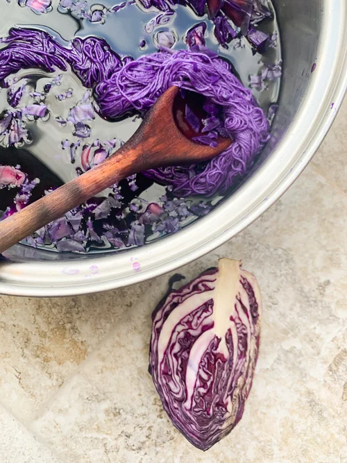How to Dye with Red Cabbage — Zuahaza – Luxe Home Textiles