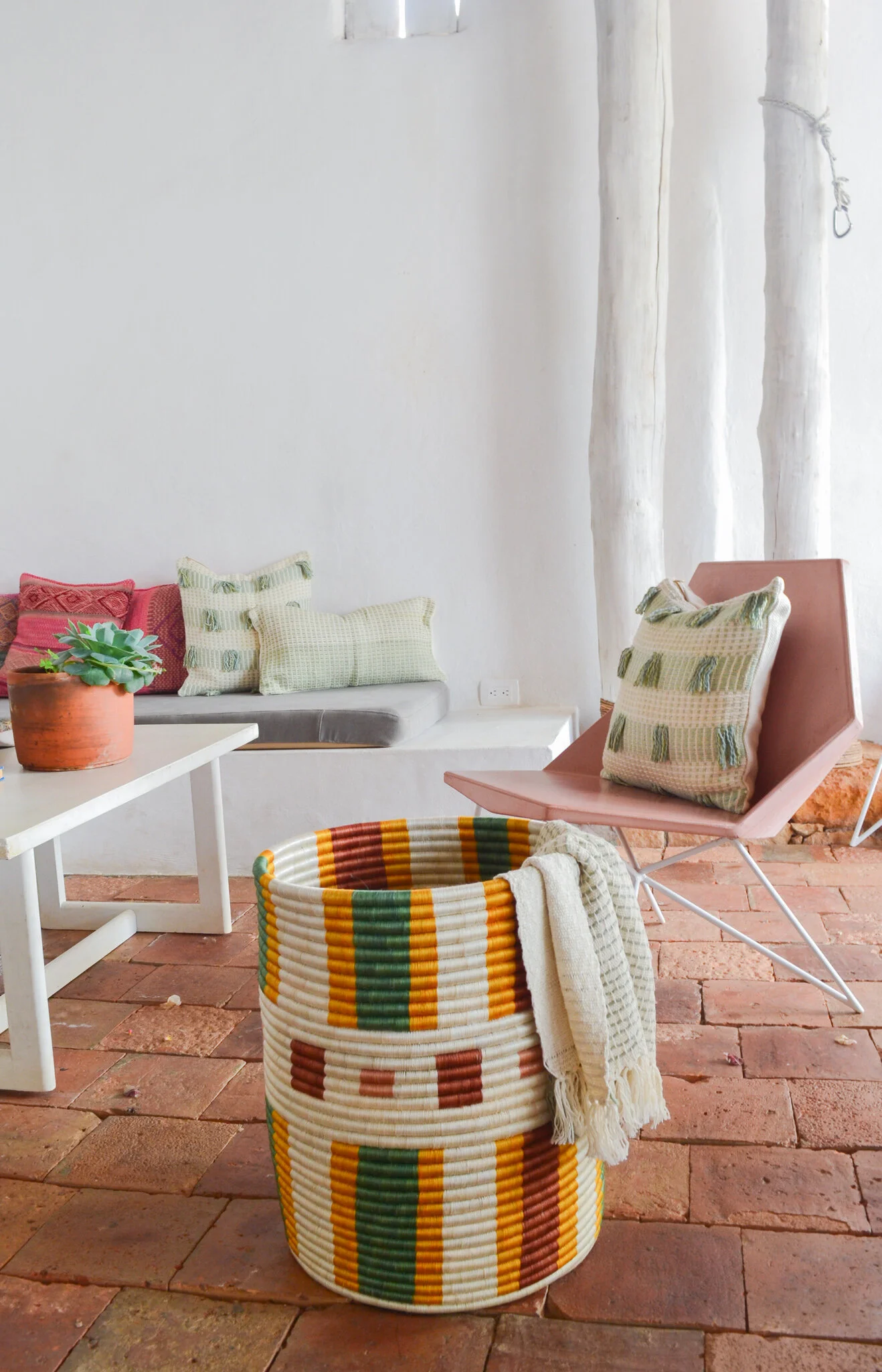 Colombian Fique Handwoven Baskets — Zuahaza – Colombian Home Textiles