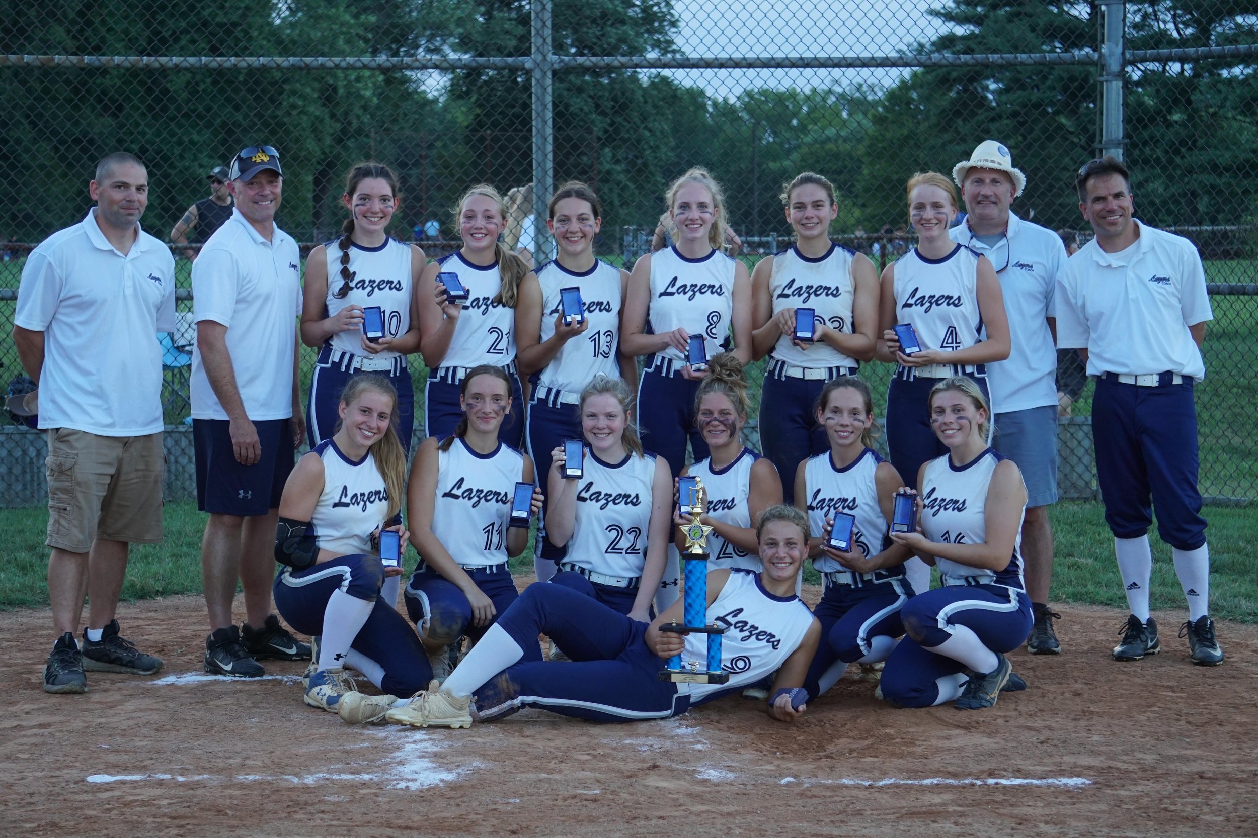 18U White — Lazers Fastpitch