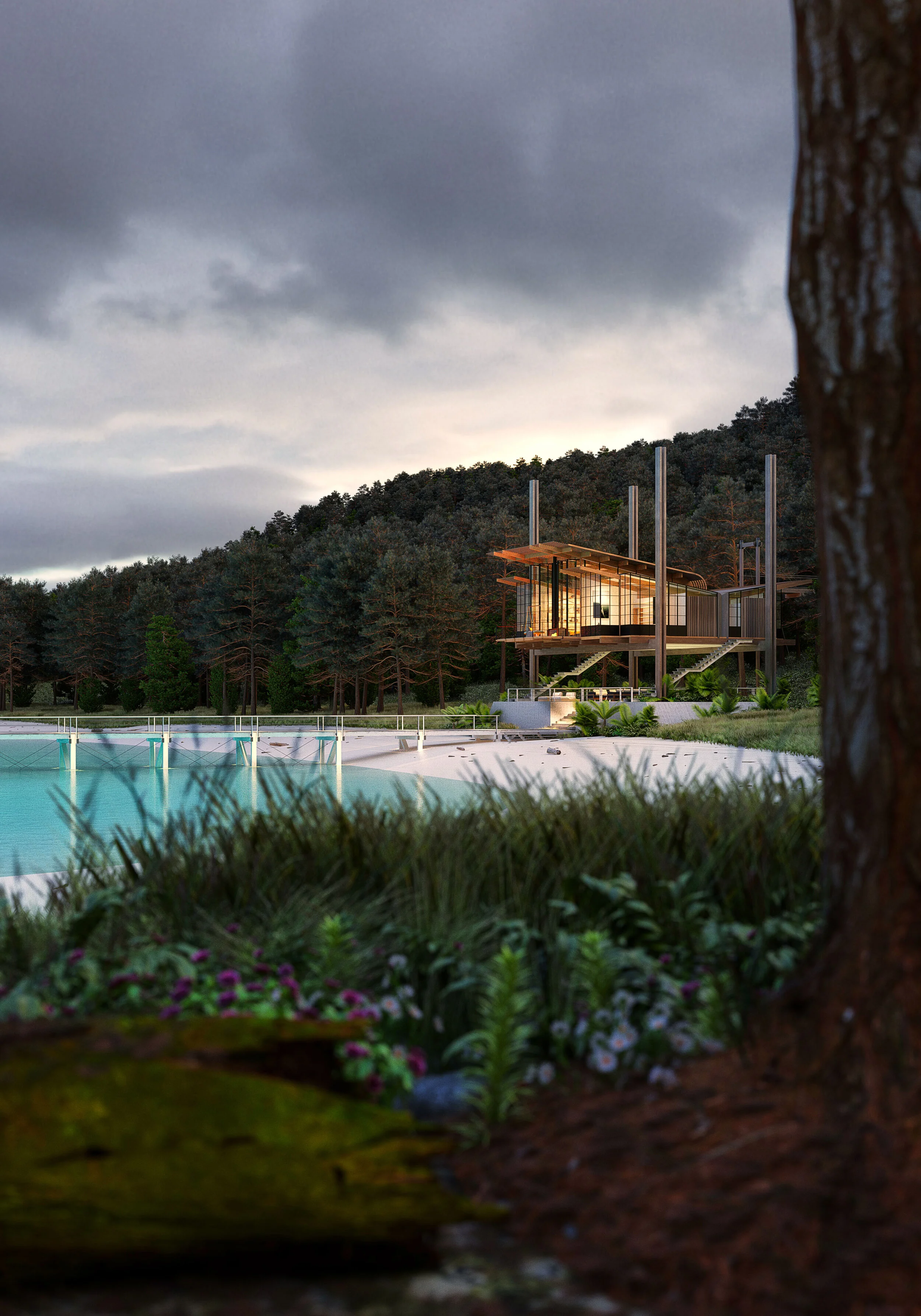 Forest House Concept | Design & Visualisation | KILN - Studio — KILN ...