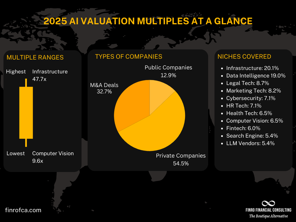 AI Revenue Multiples: 2025 Insights & Trends | Finro Financial Consulting
