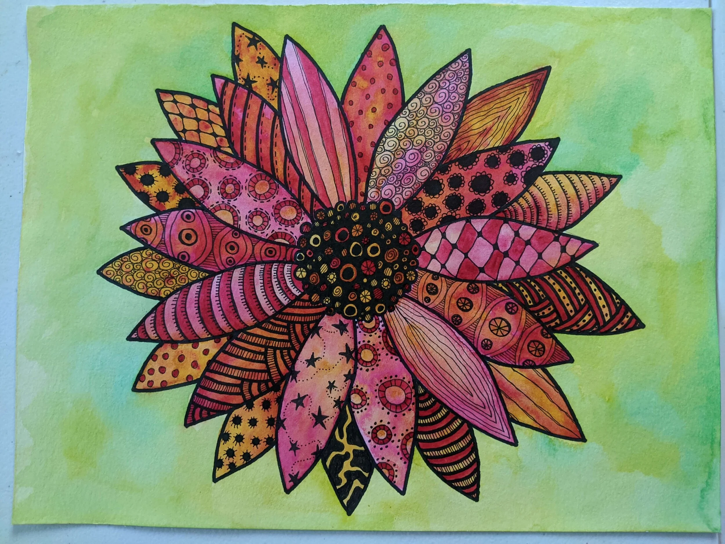 Zentangles Flowers