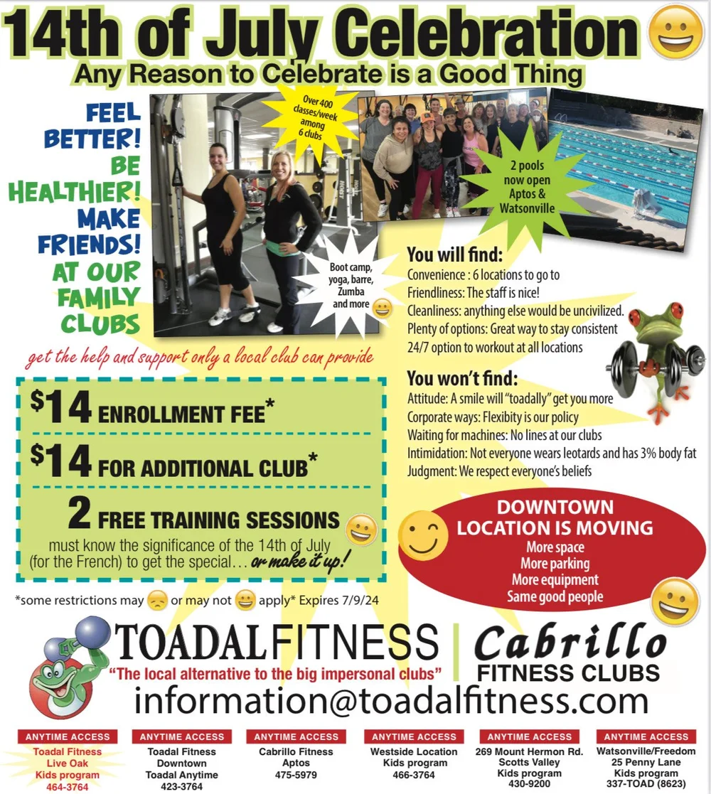 Membership Promotion — Toadal Fitness